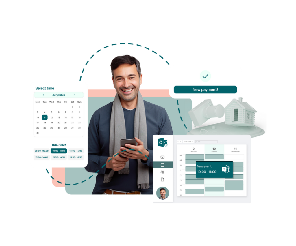 Calendar booking system - Gain control of your bookings - LetsReg