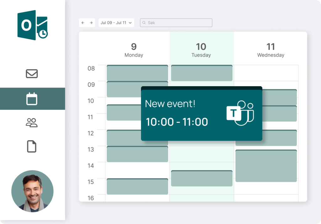 Booking calendar - LetsReg